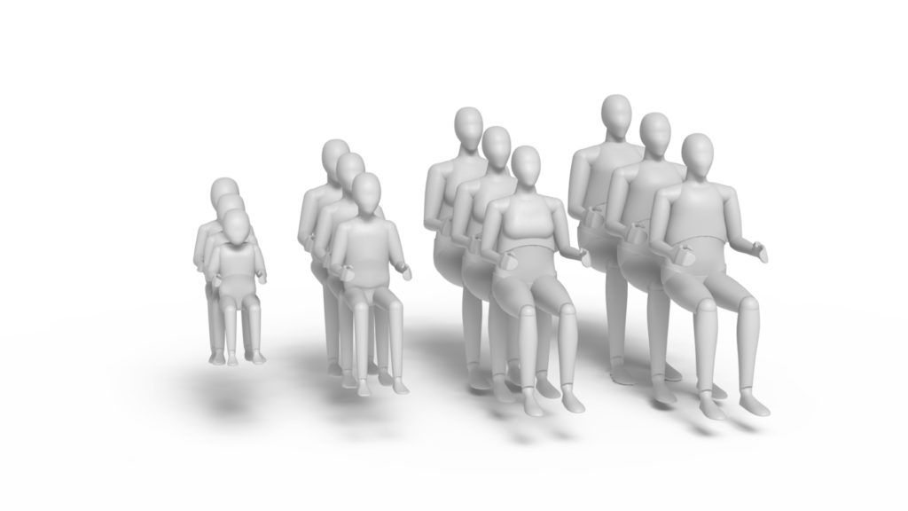 3D HUMAN MODEL in SolidWorks, CATIA, CREO, NX, Parasolid & STEP